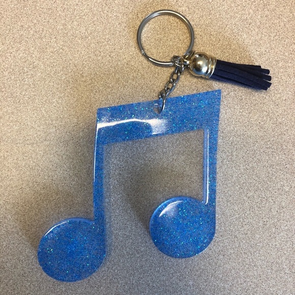 Hand Crafted | Accessories | Handmade Music Note Keychain | Poshmark